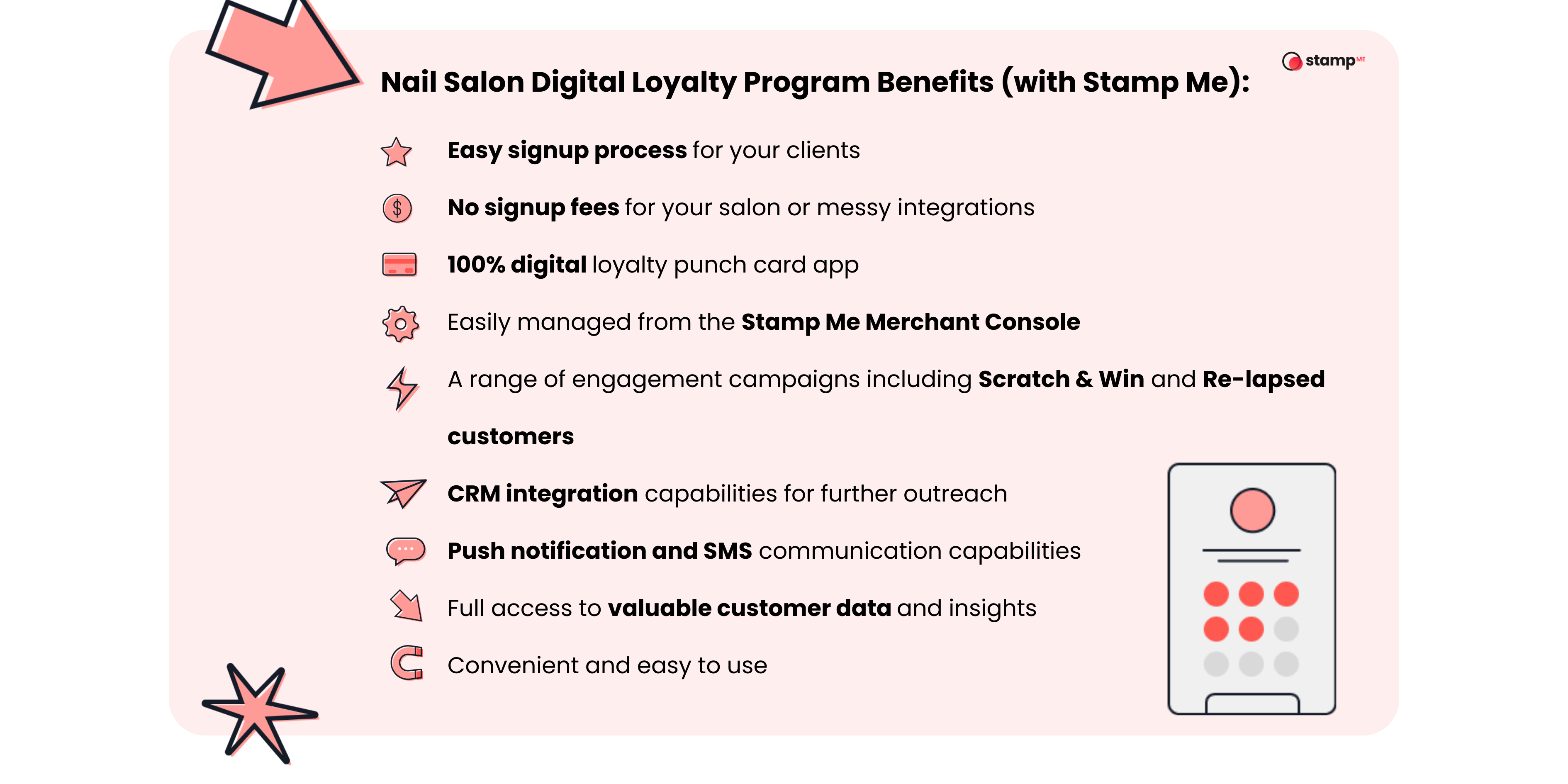 The Ultimate Nail Salon Digital Stamp Card Features To Keep Your Customers Engaged